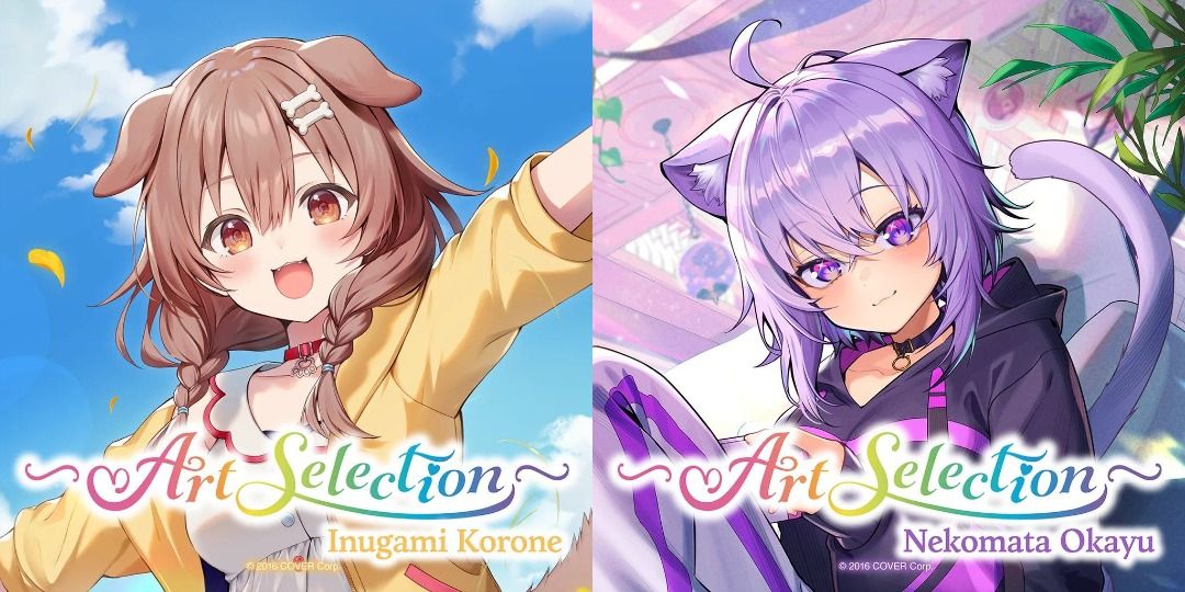 [PO till 28 March 2025] Hololive -Art Selection- korone okayu can badge acrylic panel, Hobbies ...