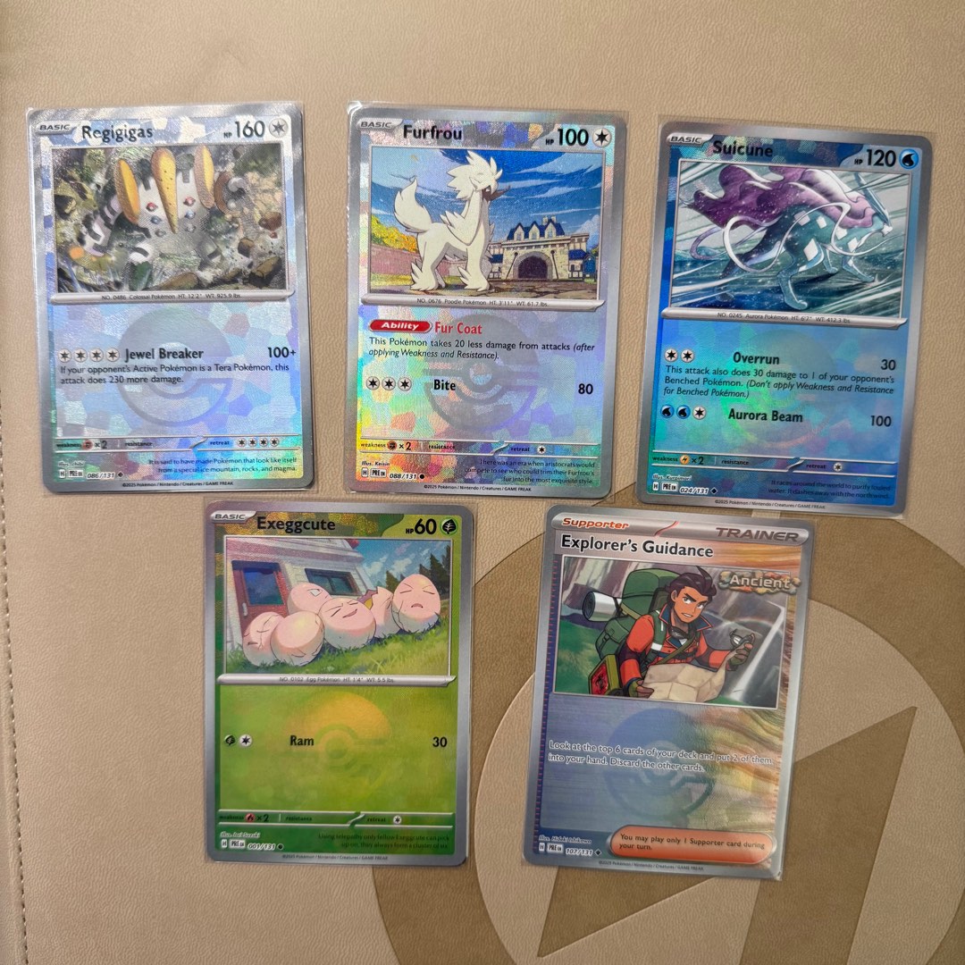 Pokemon cards-Pokeball cards from Prismatic Evolution, Hobbies & Toys ...