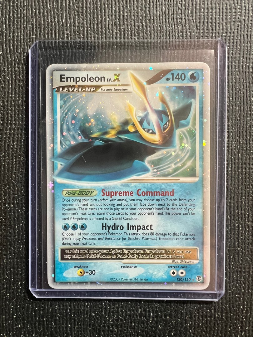 Pokemon Empoleon LV X #120 Diamond & Pearl holo rare card, Hobbies ...