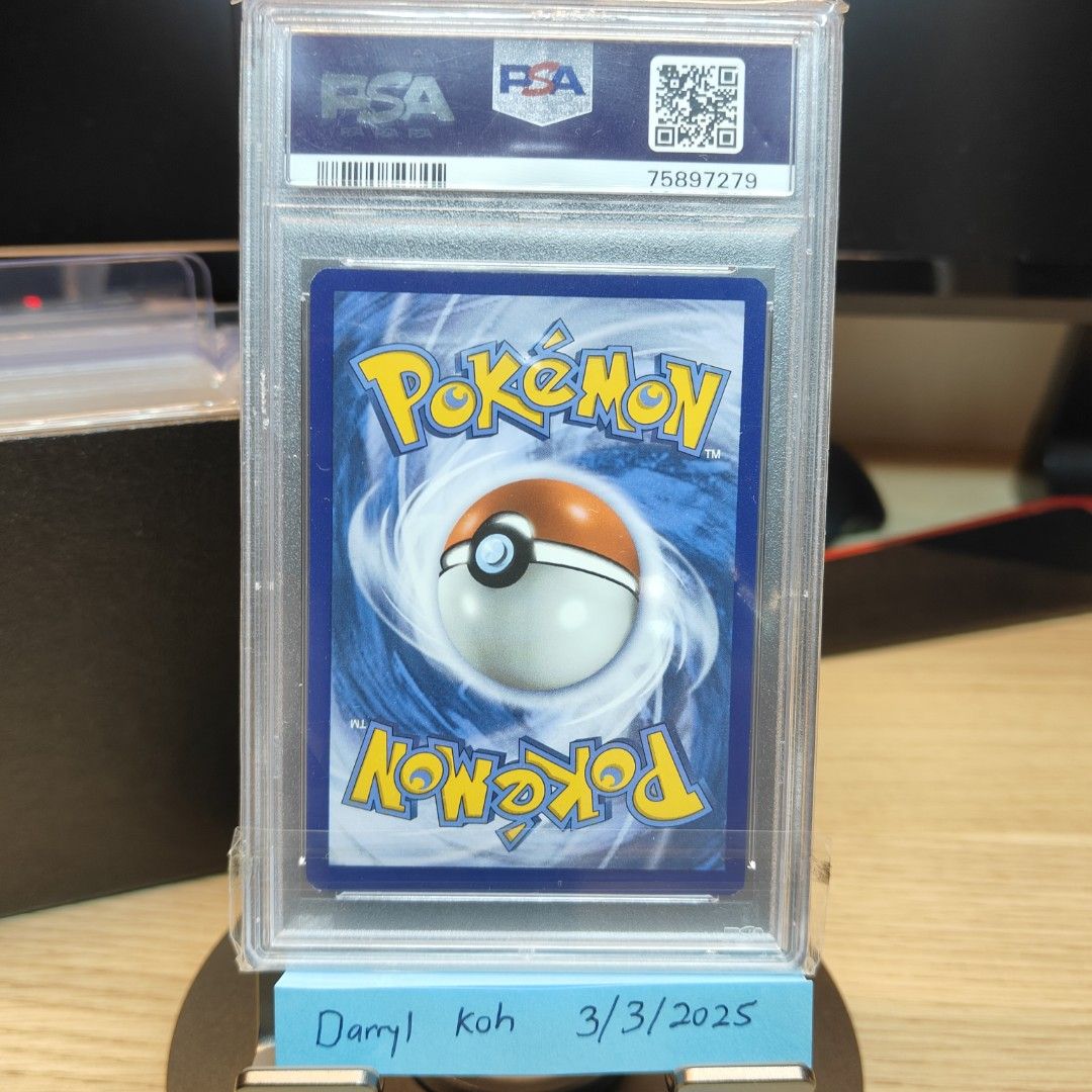 Pokemon PSA 8 Slab, Hobbies & Toys, Toys & Games on Carousell