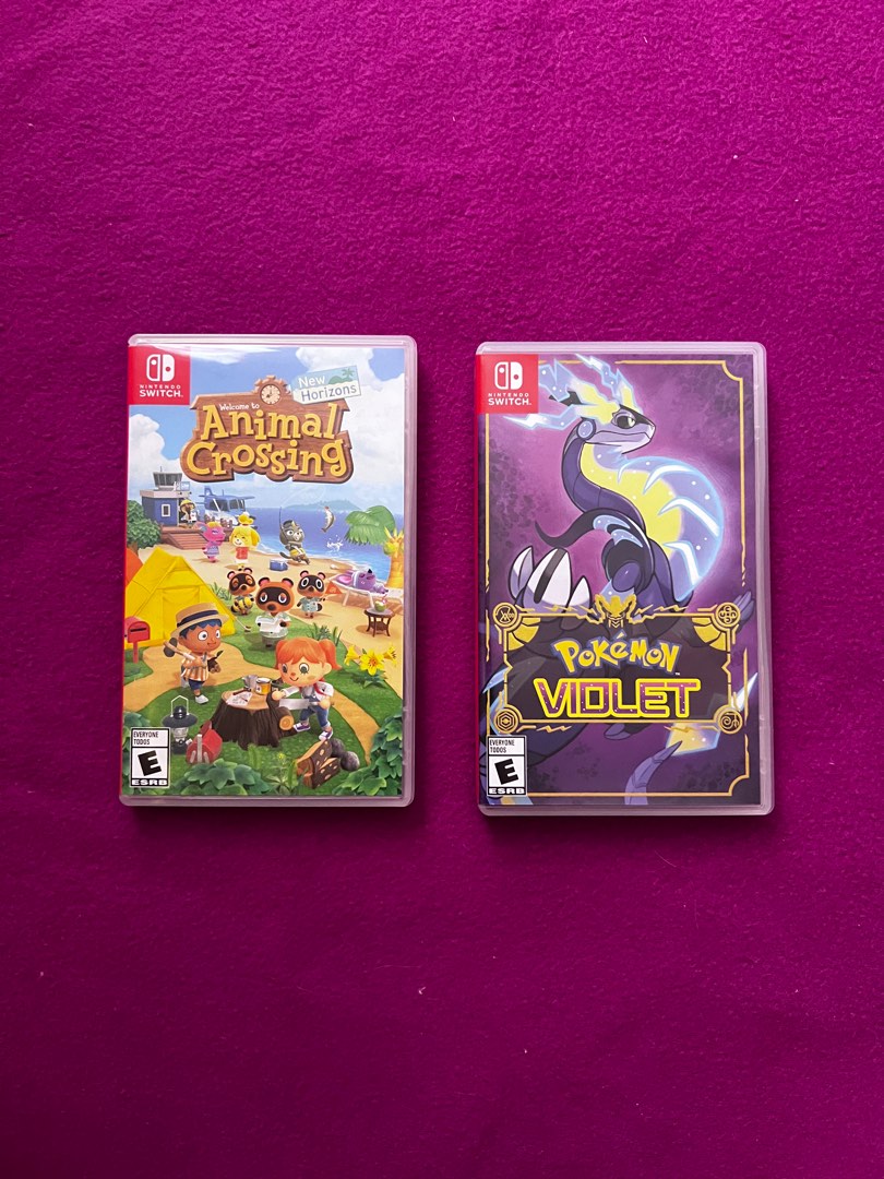 Pokemon Violet & Animal Crossing, Video Gaming, Video Games, Nintendo ...