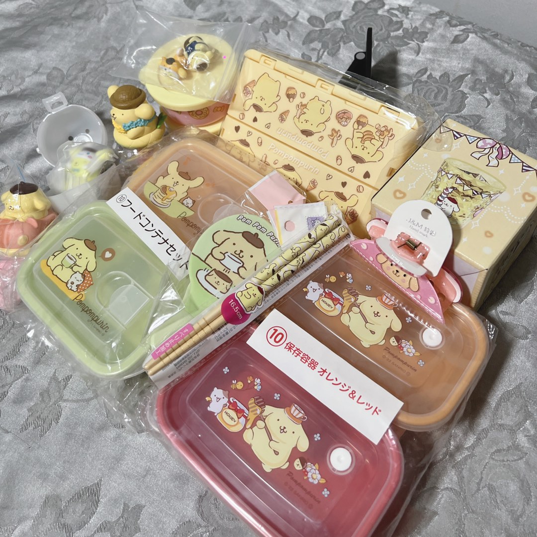 Pompompurin set, Hobbies & Toys, Memorabilia & Collectibles, Fan ...
