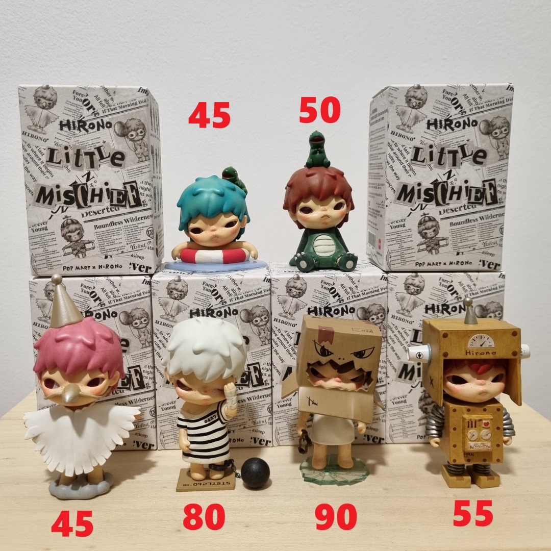PopMart Hirono Little Mischief (Destroyer, Manacle, Robot, Pretender ...