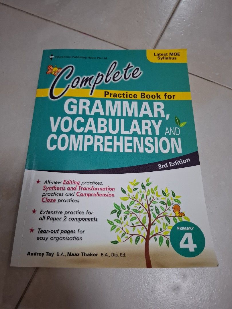 Primary 4 Complete practice book for grammar, vocabulary and ...