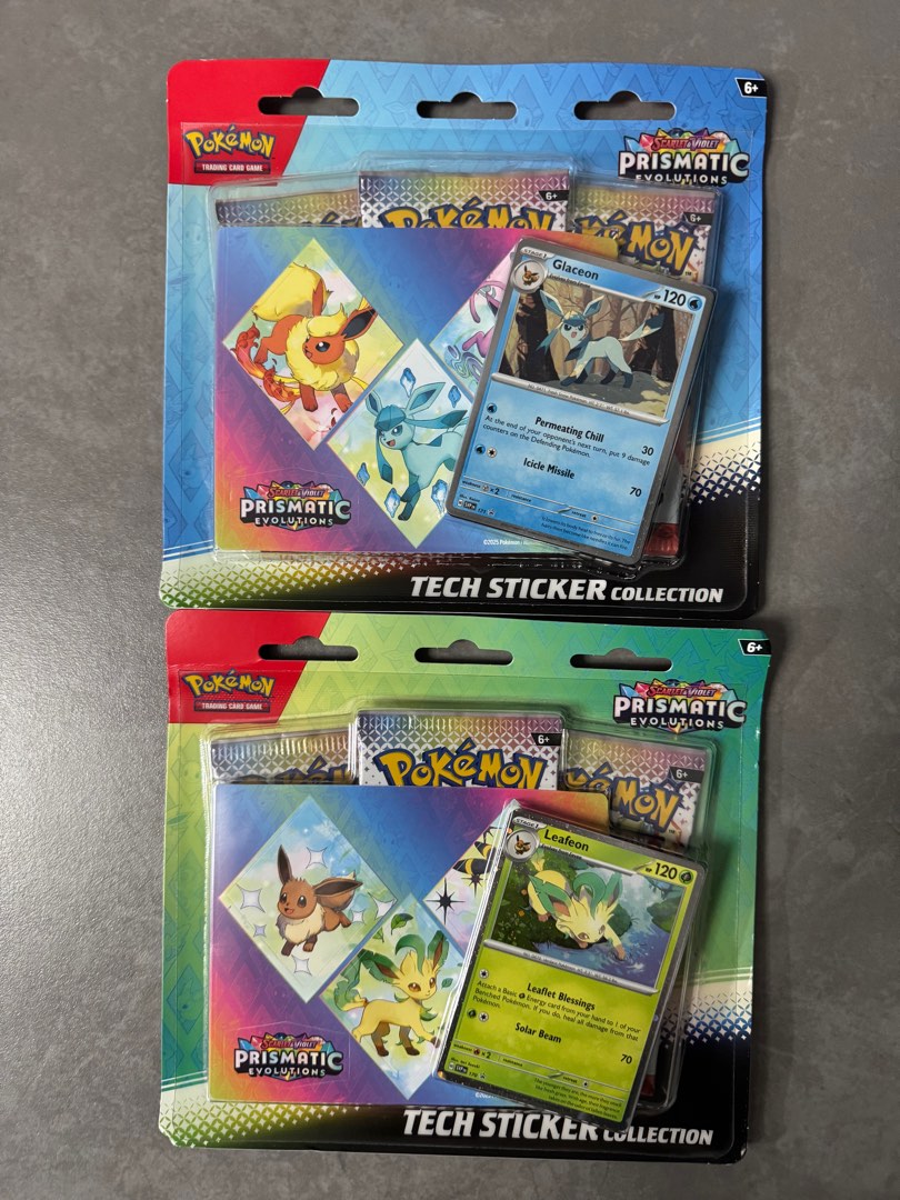 Prismatic evolution tech sticker, Hobbies & Toys, Toys & Games on Carousell