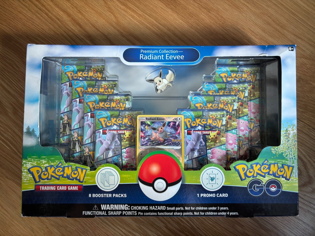 Radiant eevee pokemon go collection box pokemon card tcg, Hobbies ...