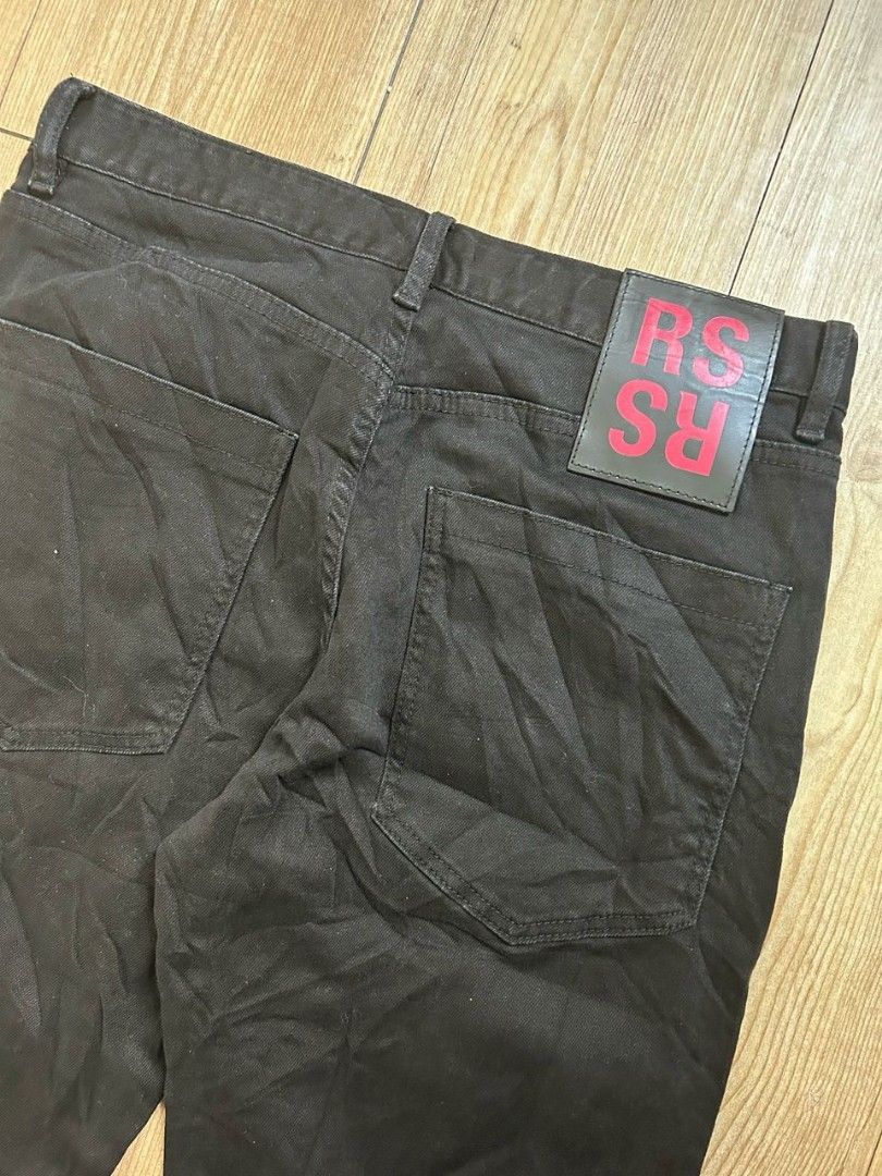 RAF SIMON DENIM PANTS, Men's Fashion, Bottoms, Jeans on Carousell