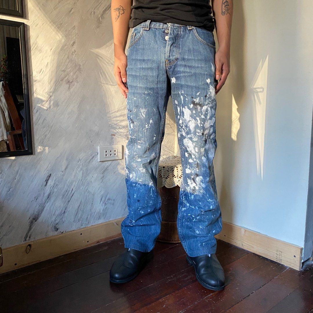 Rare Archive 1998 Helmut Lang Bootcut Painter Jeans, Men's Fashion ...