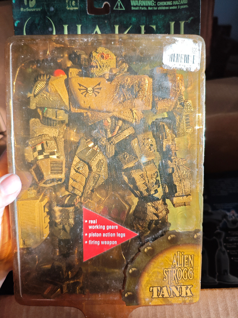 ReSaurus Quake II 2 Alien Strogg Tank Action Figure 1998 New Video Game ...