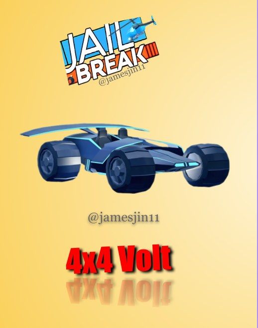 Roblox Jailbreak 4x4 volt, Video Gaming, Gaming Accessories, In-Game Products on Carousell