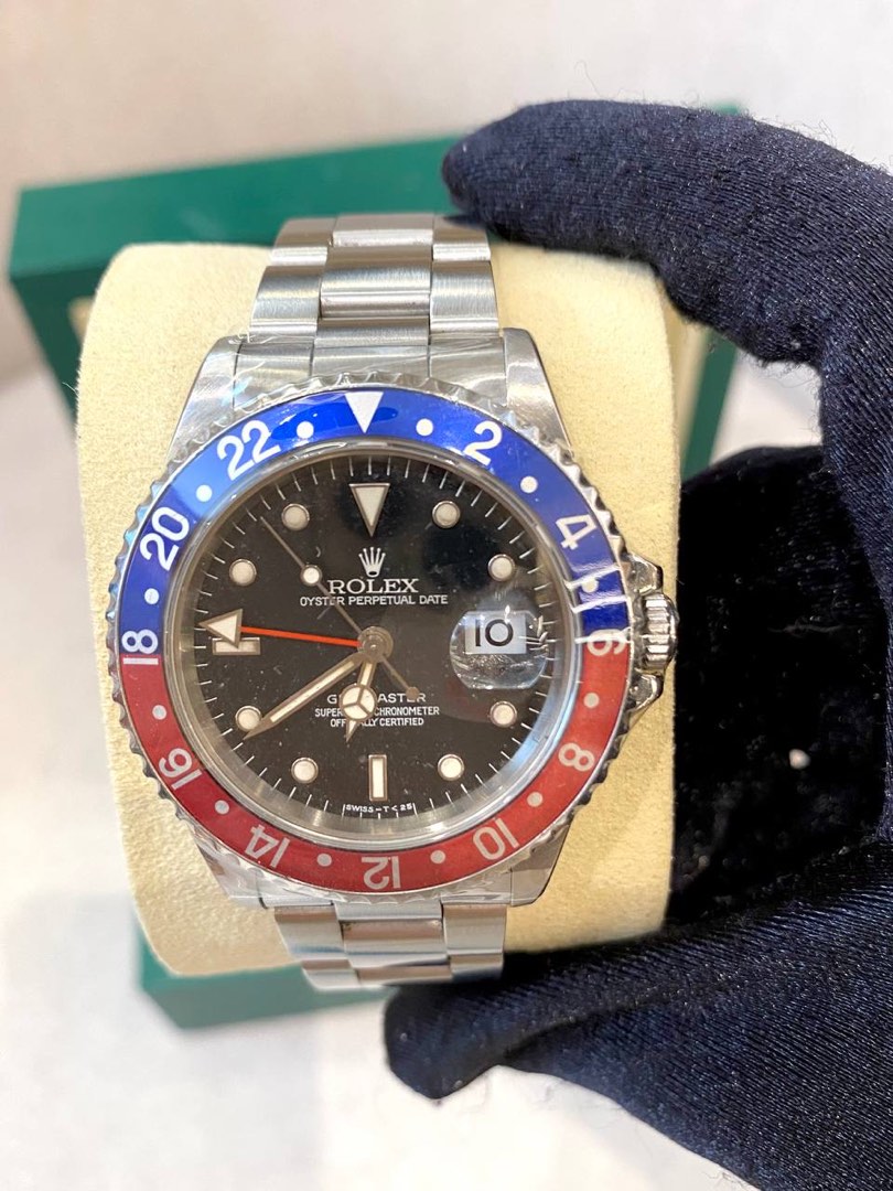 ROLEX GMT-MASTER PEPSI REF 16700 40MM AUTOMATIC WATCH, Luxury, Watches ...