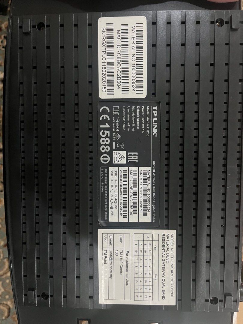 Router and Unifi modem, TV & Home Appliances, Other Home Appliances on ...