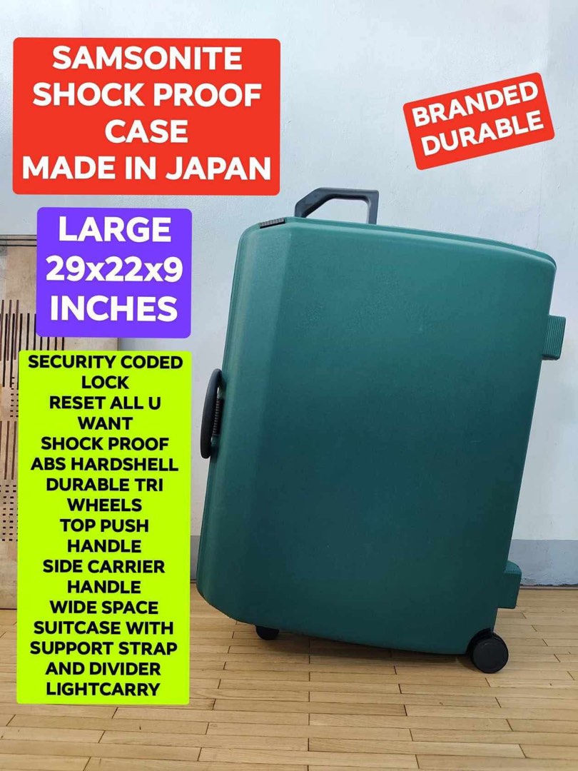 SAMSONITE SHOCK PROOF CASE LARGE SIZE MADE IN JAPAN, Hobbies & Toys ...