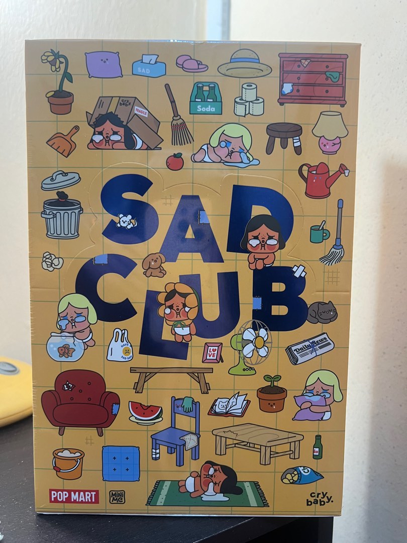 SEALED Crybaby Sad Club series Scene Set Pop Mart, Hobbies & Toys, Toys ...