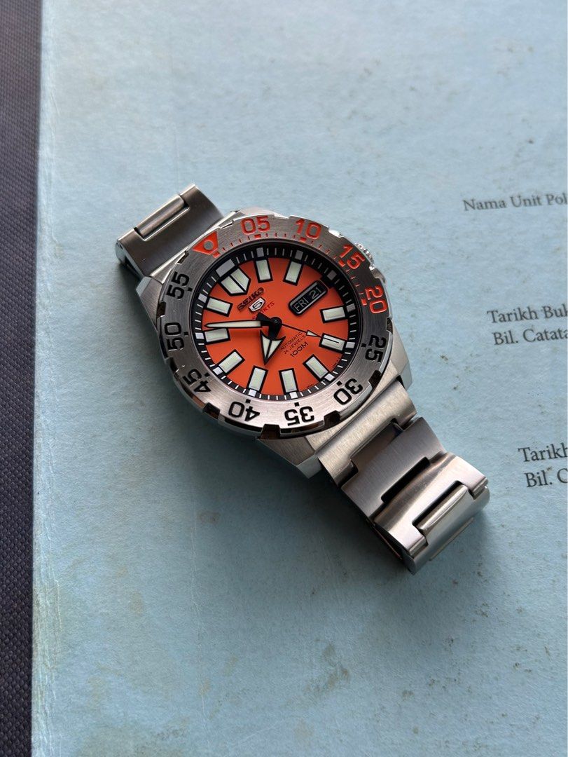 Seiko Mini Monster Baby Monster Diver, Men's Fashion, Watches ...