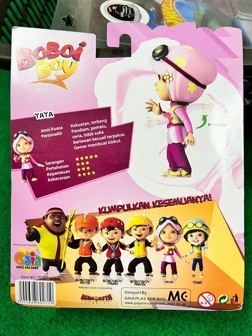 Series Boboi Boy Figures: Yaya, Hobbies & Toys, Toys & Games on Carousell