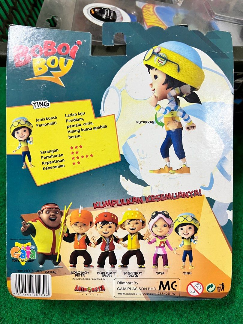 Series BoBoi Boy: Ying, Hobbies & Toys, Toys & Games on Carousell