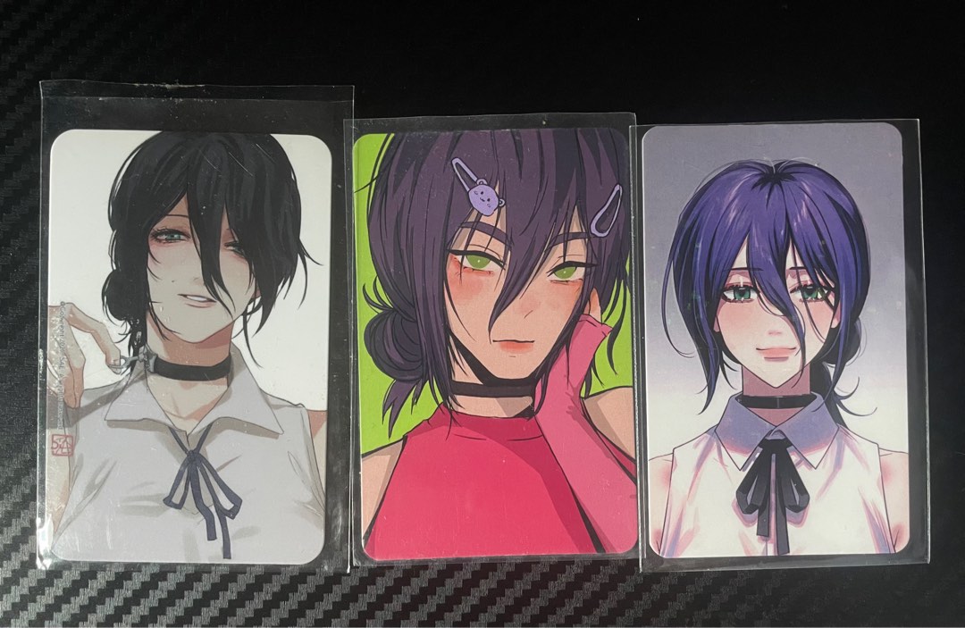 (SET) Reze Chainsaw Man Fanmade Photocards PC Manga Anime, Hobbies ...
