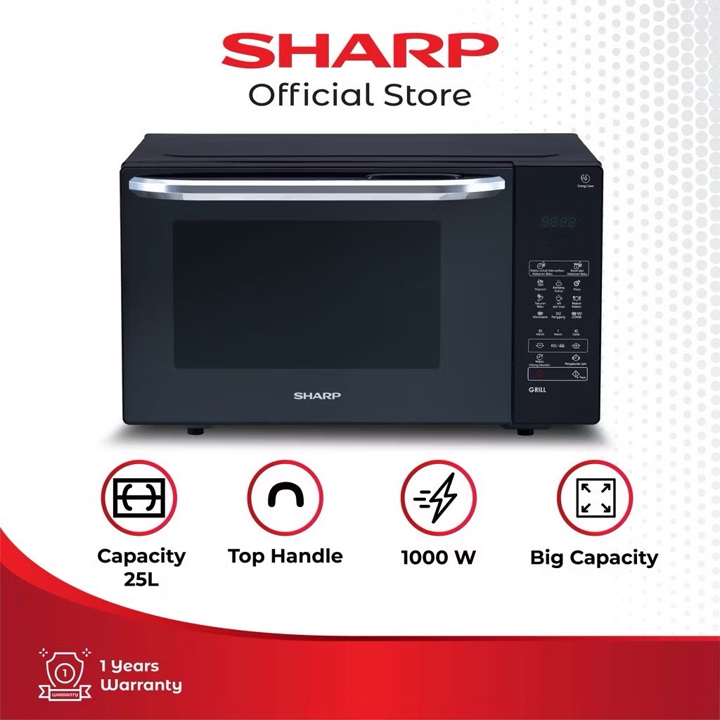 Sharp Grill Microwave Oven 25 Liter, Kitchen & Appliances di Carousell
