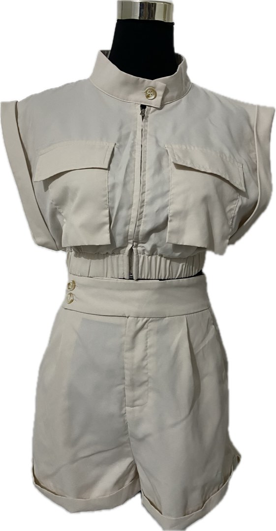 Shein cream coords, Women's Fashion, Dresses & Sets, Sets or ...