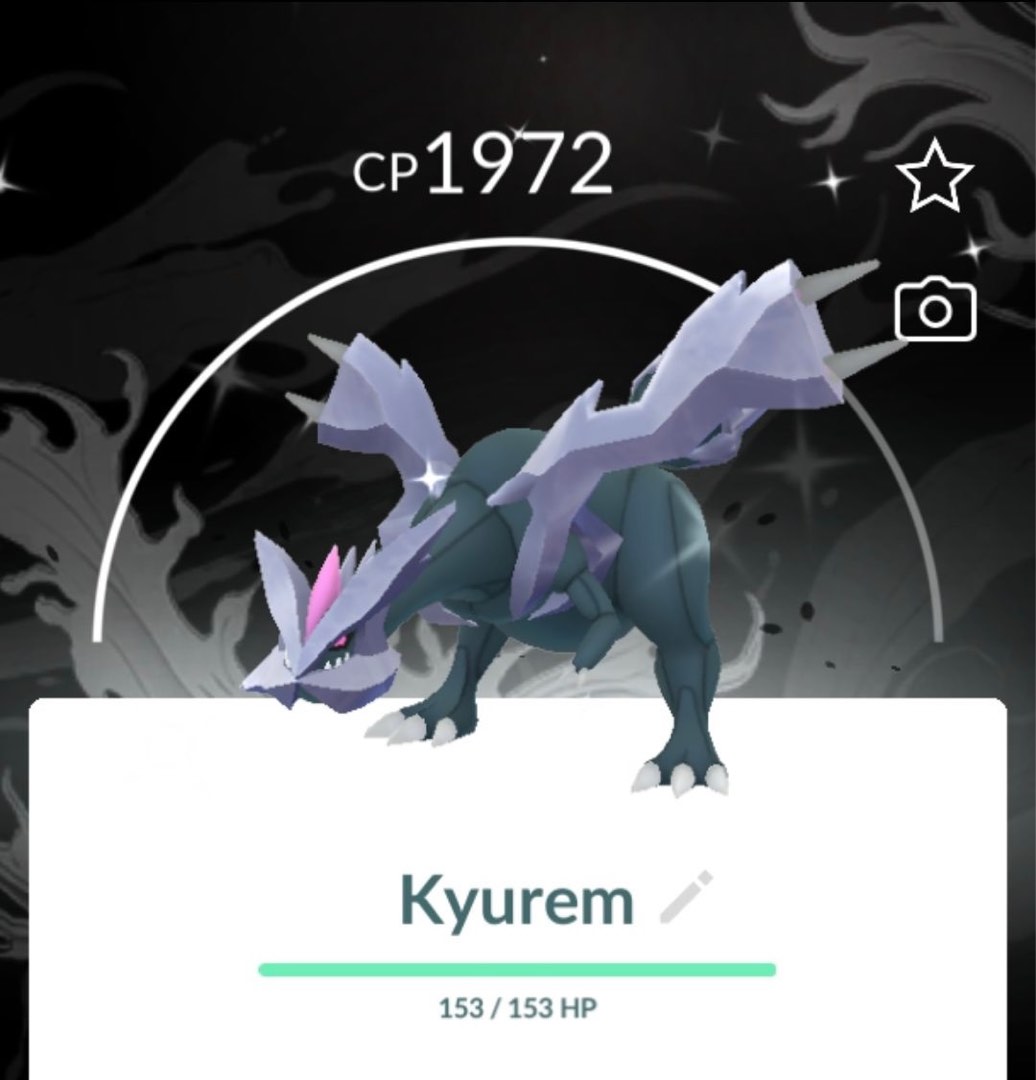 Shiny Kyurem Black Background Pokemon Go, Video Gaming, Gaming ...