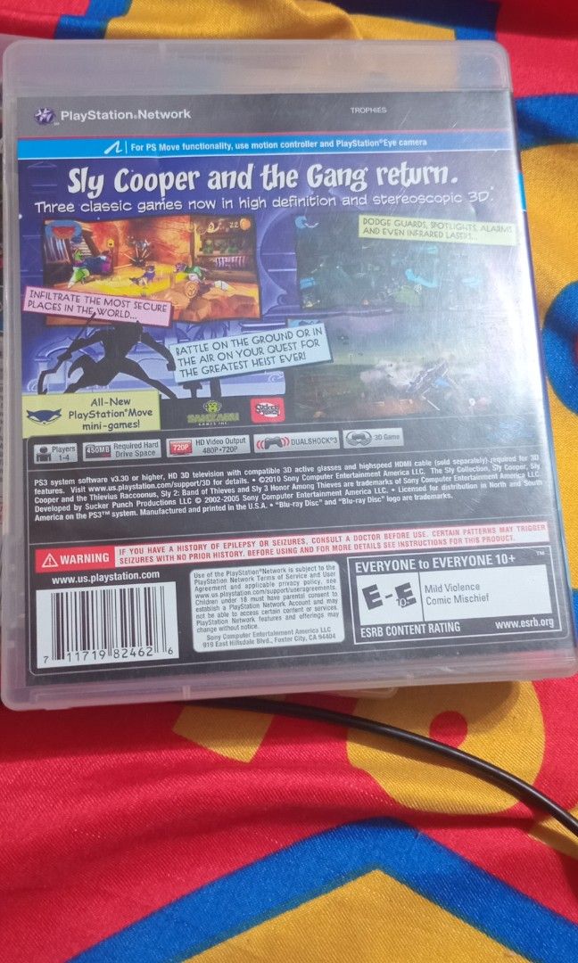 Sly Cooper Collection (PS3 Game), Video Gaming, Video Games ...