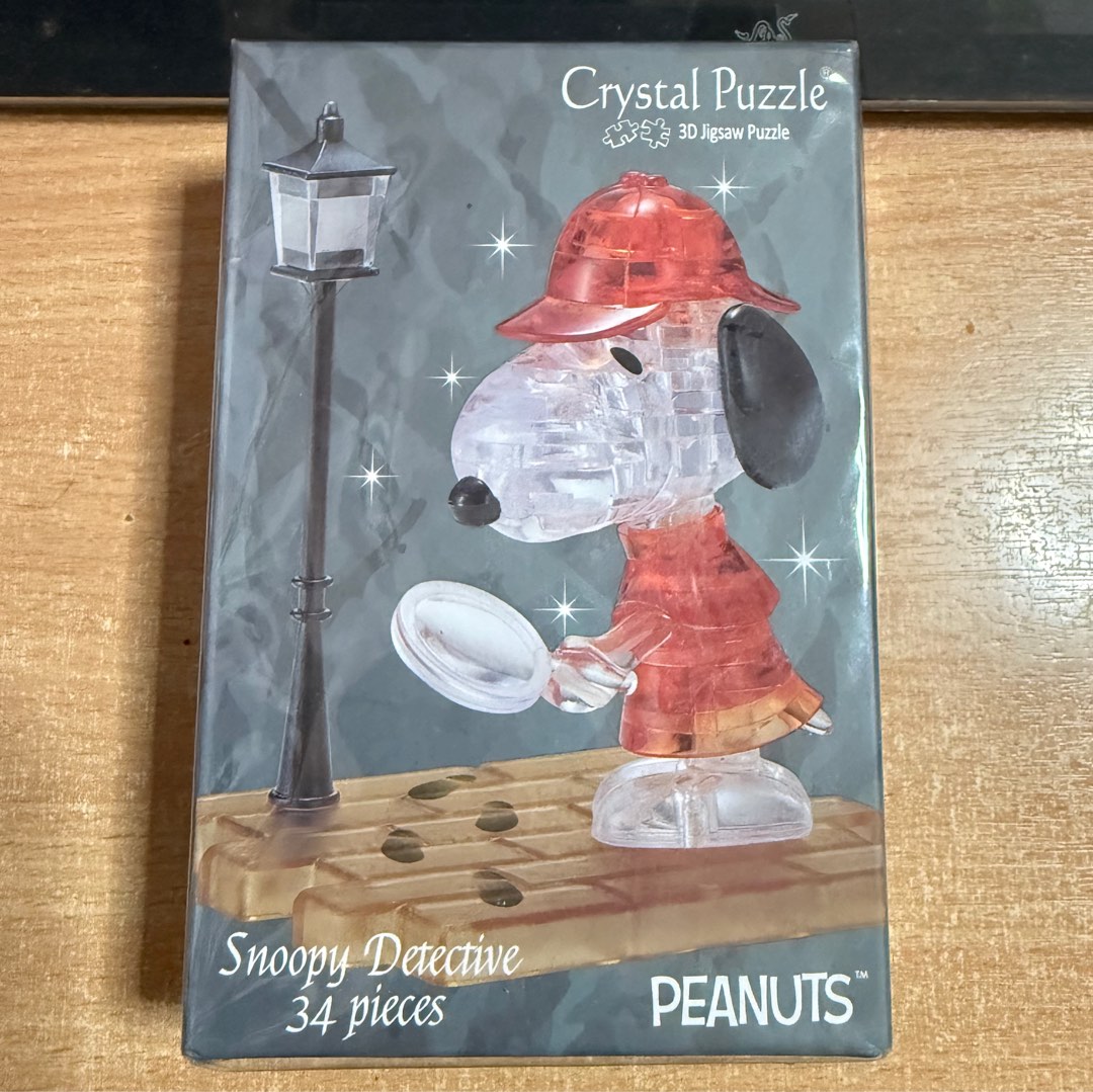 Snoopy Detective 3D puzzle, Hobbies & Toys, Toys & Games on Carousell