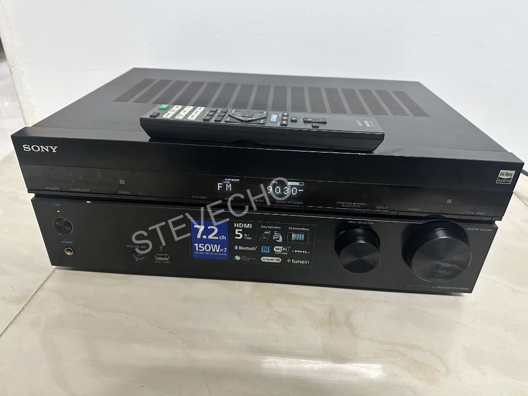 SONY STR DN850 收音劇院 7.2 環繞擴大機 4K HDMI 藍芽/WI-FI 擴大機 有原廠遙控器, 耳機及錄音音訊設備 ...