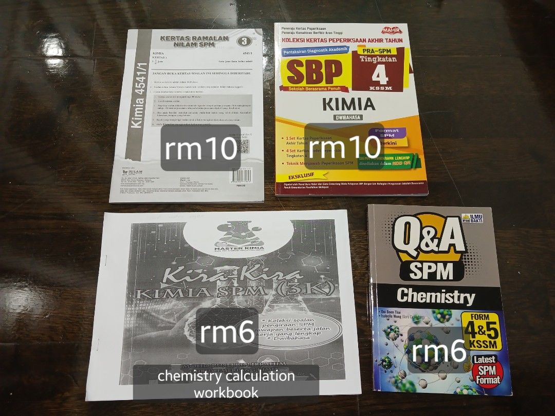 SPM KSSM CHEMISTRY BOOKS LATIHAN EXERCISE NOTES NOTA FOR CHEMISTRY FORM ...