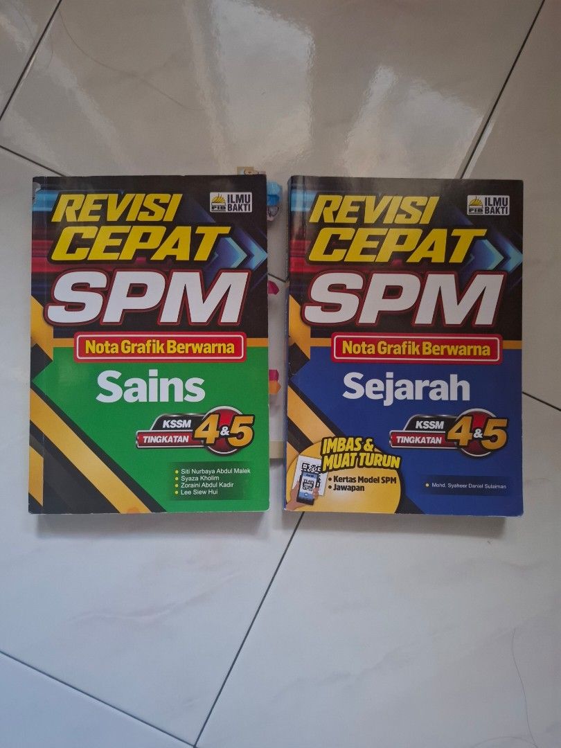 SPM Workbooks REVISI CEPAT SPM NOTES, Hobbies & Toys, Books & Magazines ...