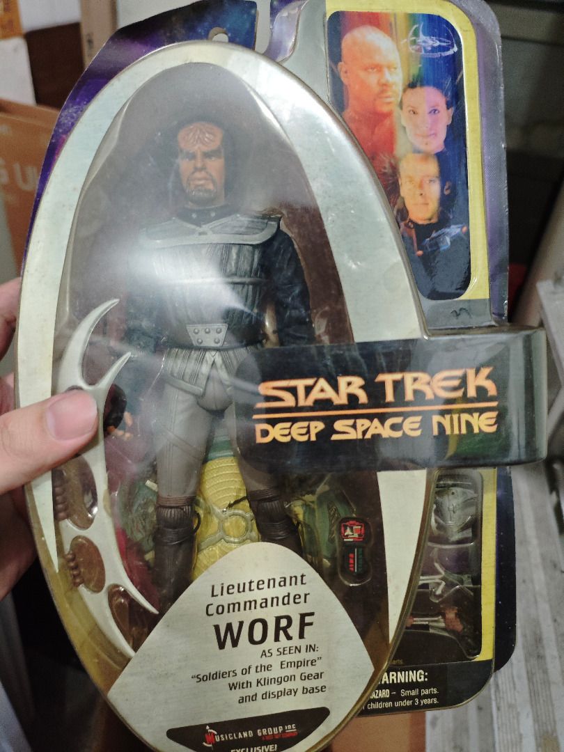Star Trek Worf Figure Soldiers of the Empire Deep Space Nine DS9 ...