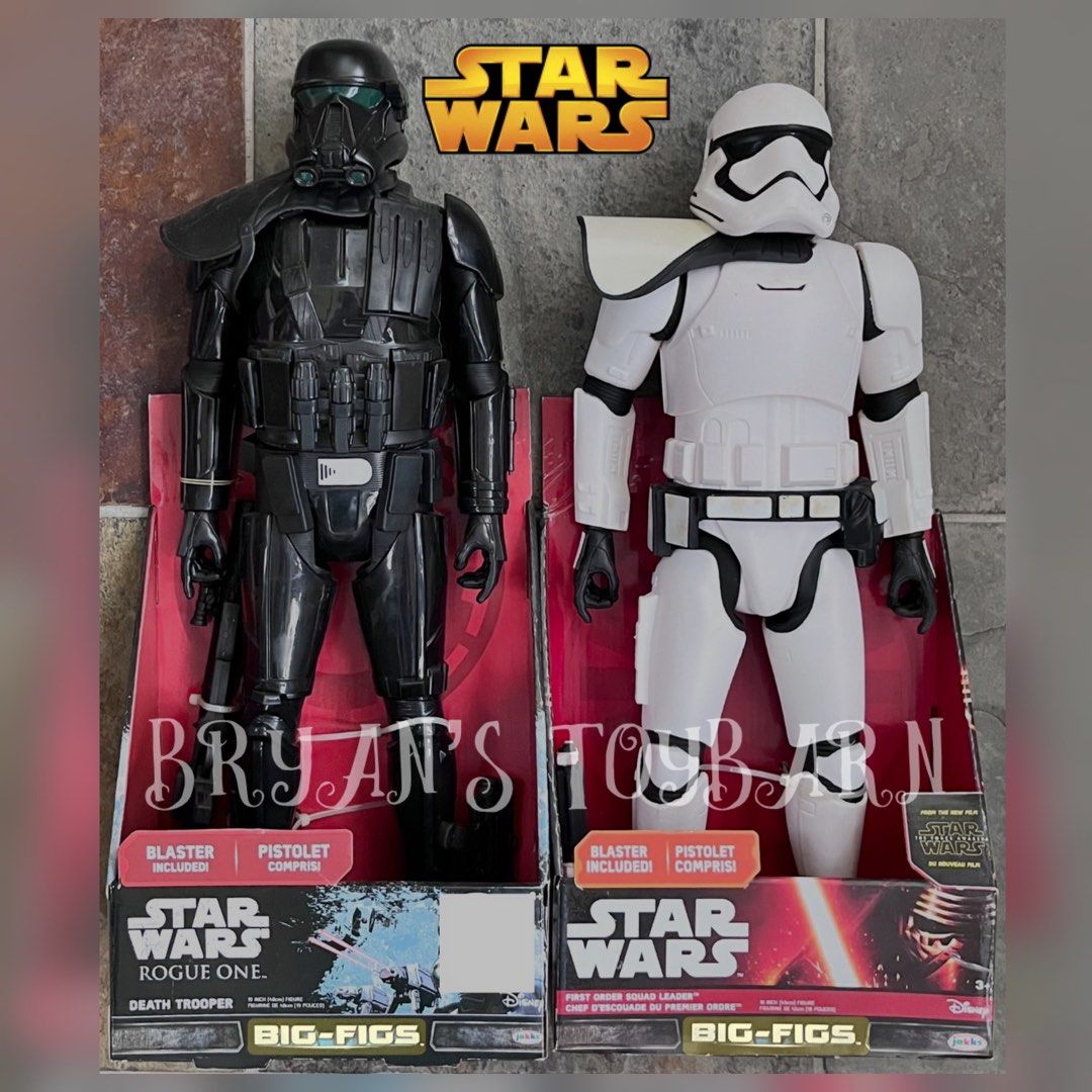 Star Wars Death Trooper & First Order Stormtrooper Squad Leader Big ...