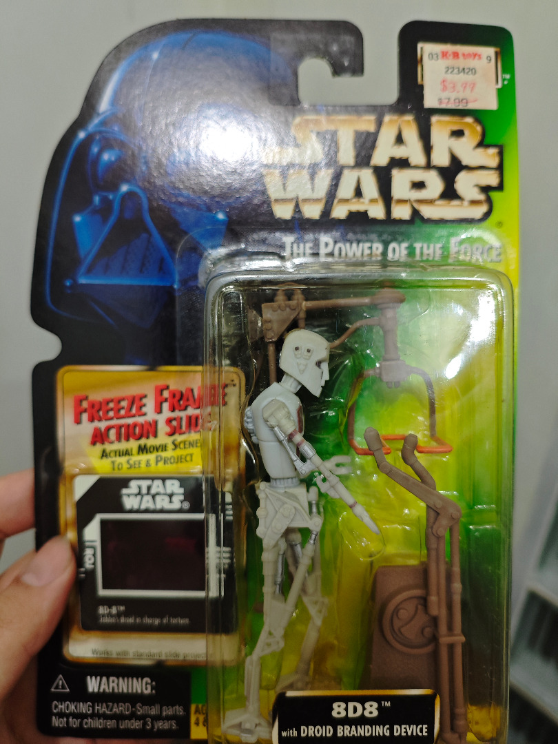 Star Wars Kenner The Power of the Force 8D8 with Droid Branding Device ...