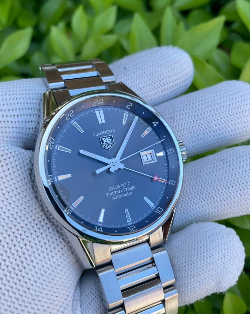 TAG Heuer Carrera Calibre 7 Twin Time, Men's Fashion, Watches ...
