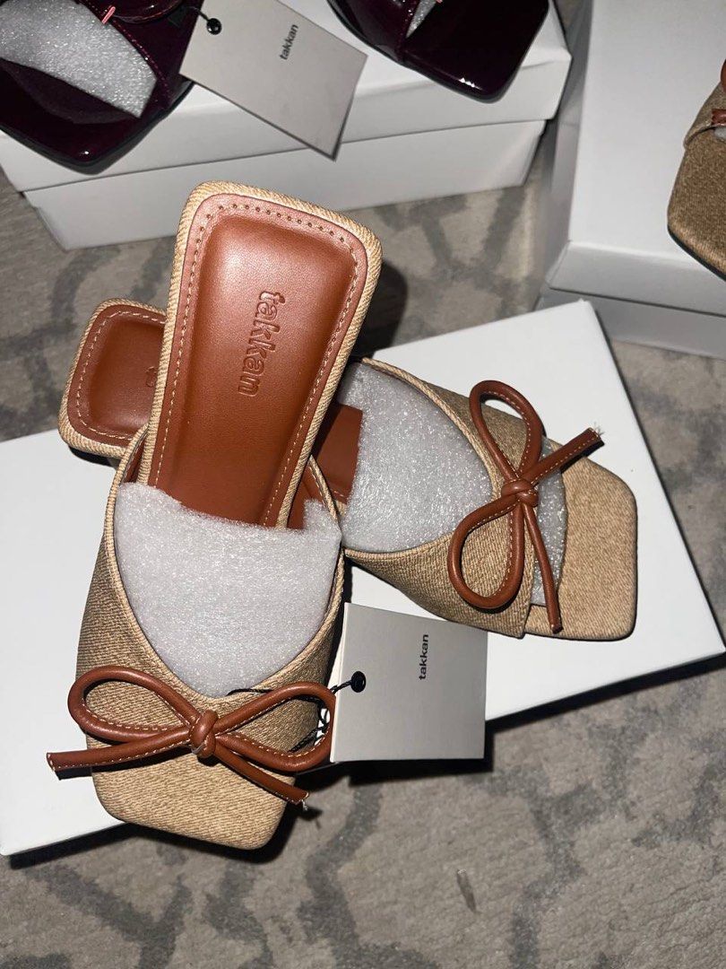 Takkan Nata Heels in Waffle, Women's Fashion, Footwear, Heels on Carousell
