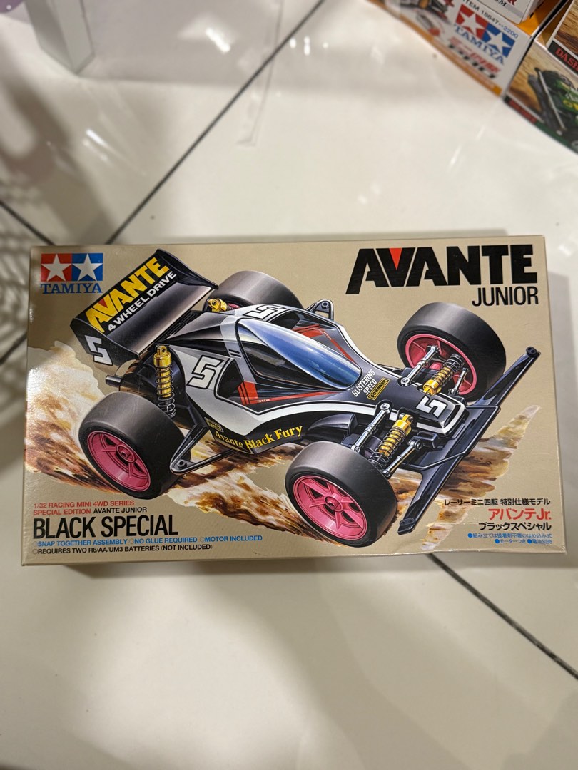 Tamiya Avante Junior Black Special - Limited Edition Mini 4WD Model ...