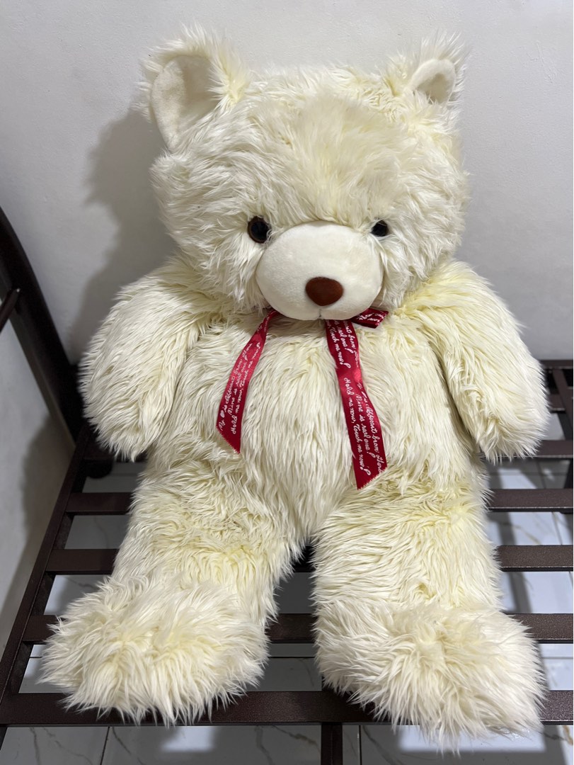 Teddy Bear Big 100cm, Hobbies & Toys, Toys & Games on Carousell