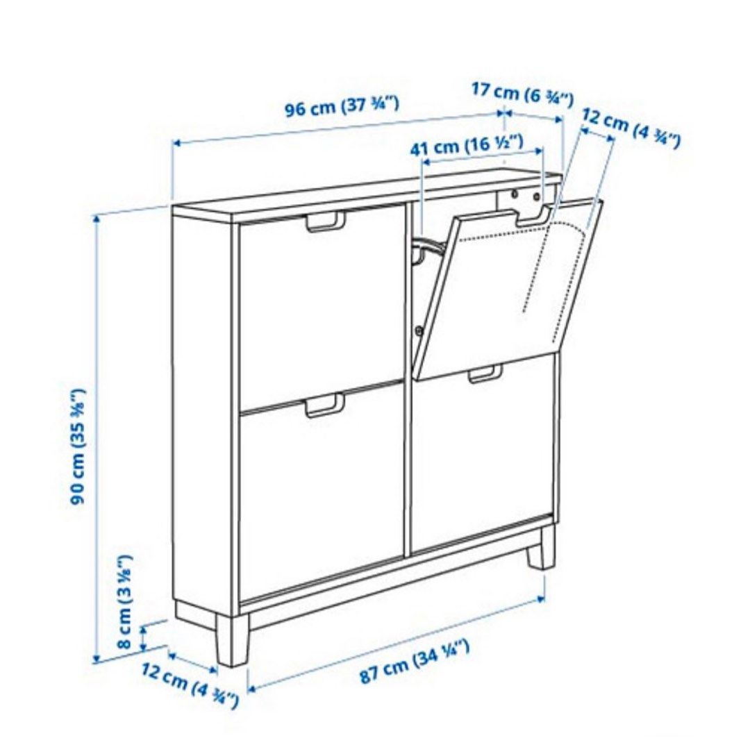 Tempat sepatu ikea stall, Perabotan Rumah di Carousell