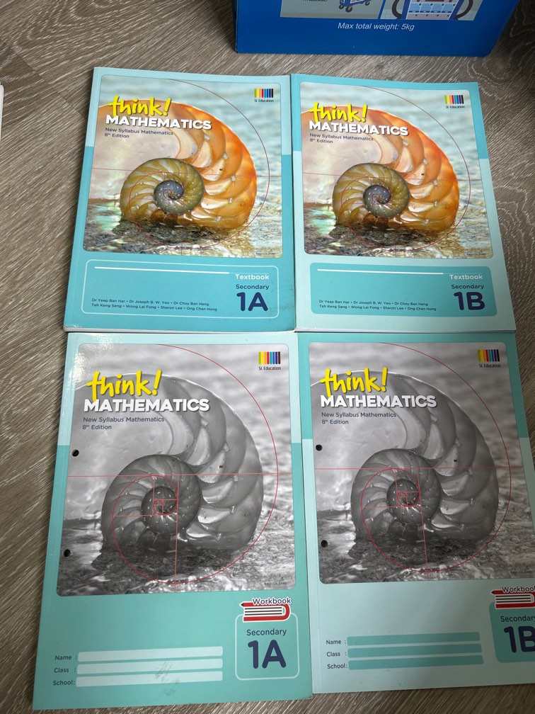 Think! Mathematics 8th edition textbook & workbook 1A 1B, Hobbies ...