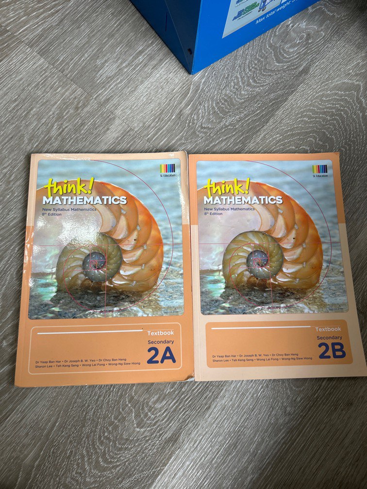 Think! Mathematics 8th edition textbook 2A 2B, Hobbies & Toys, Books ...
