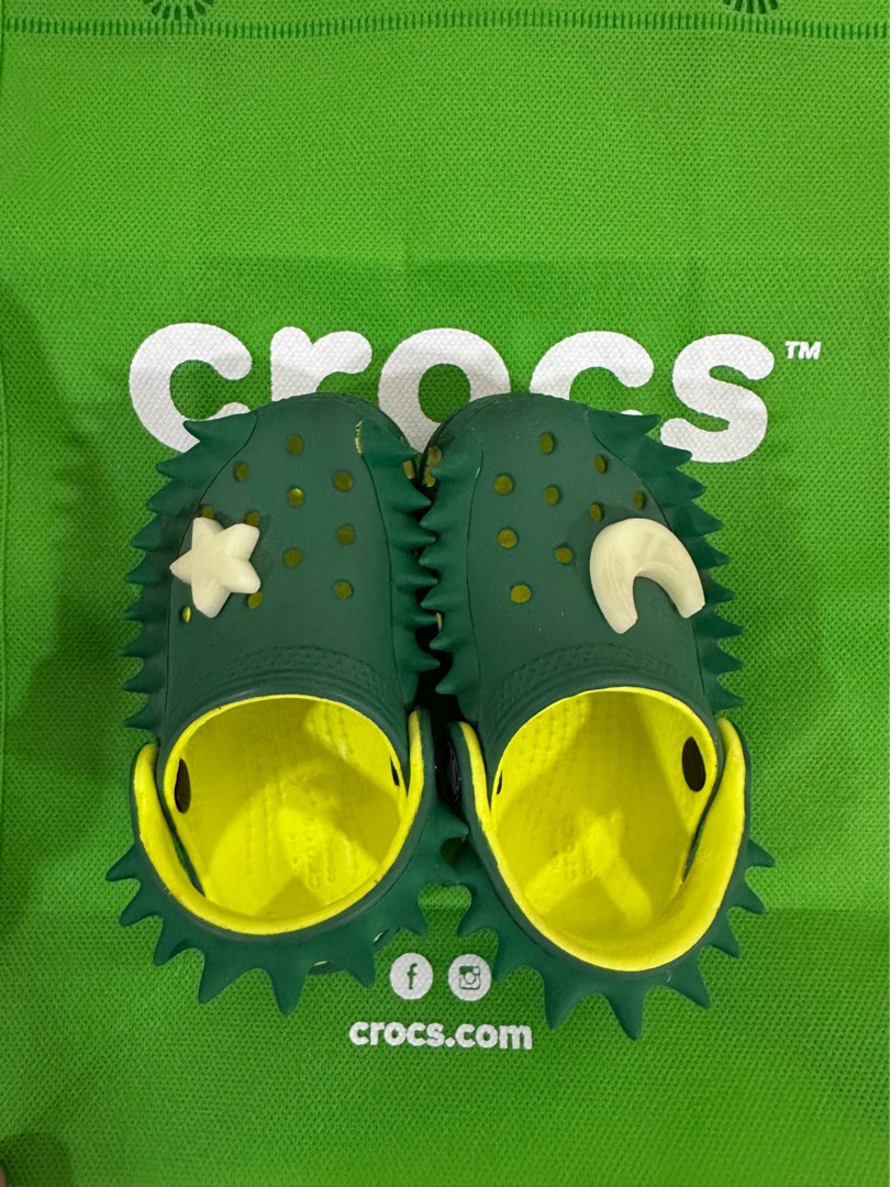 Toddler Crocs Classic Spikes Clog, Babies & Kids, Babies & Kids Fashion ...