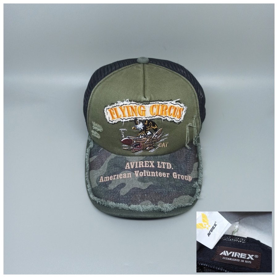 Topi Avirex Cap Trucker Second Preloved Original 919, Fesyen Pria ...