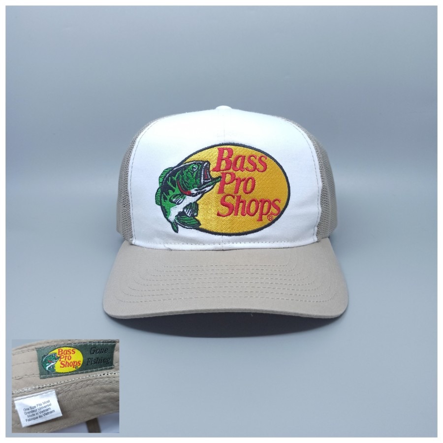 Topi Bass Pro Shops Trucker Second Preloved Original 929, Fesyen Pria ...