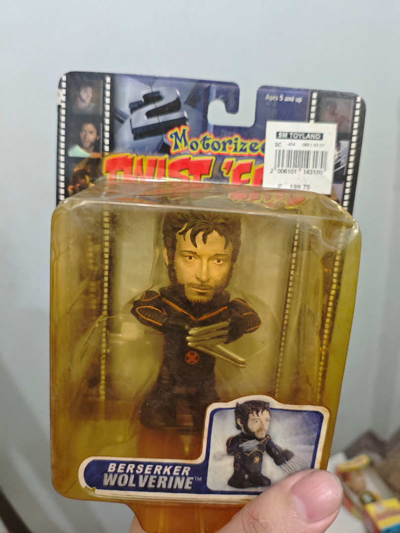 Toy Biz Motorized Twist 'Ems Berserker Wolverine Wind Up NIP, Hobbies ...