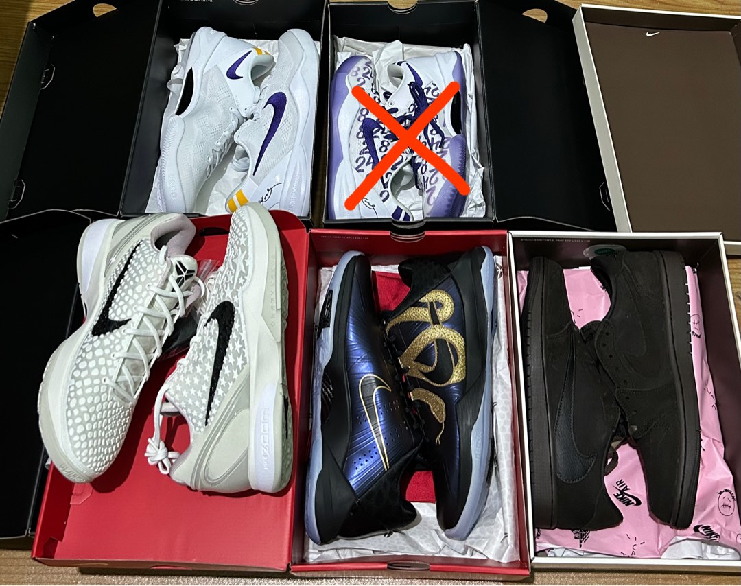 Travis x Kobe 8,5,6, Men's Fashion, Footwear, Sneakers on Carousell