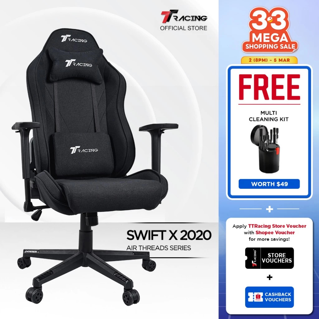 TTRacing Swift X Swift X Pro Gaming Chair Ergonomic Home Office Chair ...