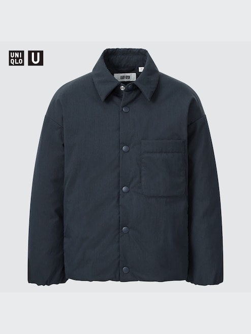 UNIQLO Padded Button Up Puffer Down Jacket, Men's Fashion, Coats ...