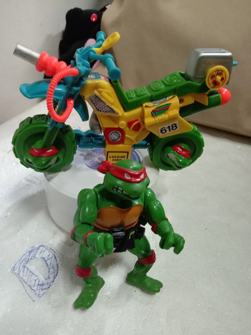 Vintage 1992 TMNT muta - bike + 1998 raphael, Hobbies & Toys, Toys ...