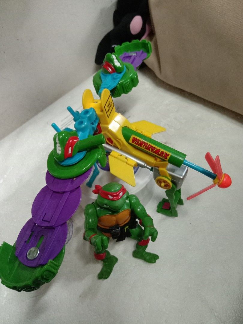 Vintage 1992 TMNT muta - bike + 1998 raphael, Hobbies & Toys, Toys ...