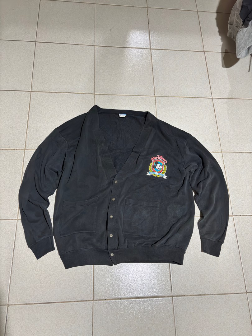 Vintage 80s disney cardigan mickeymouse, Men's Fashion, Coats, Jackets ...